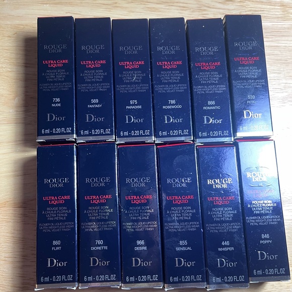 Dior | Makeup | 2 Dior Rouge Dior Ultra Care Liquid 2 Oz Each Hurry 8 ...